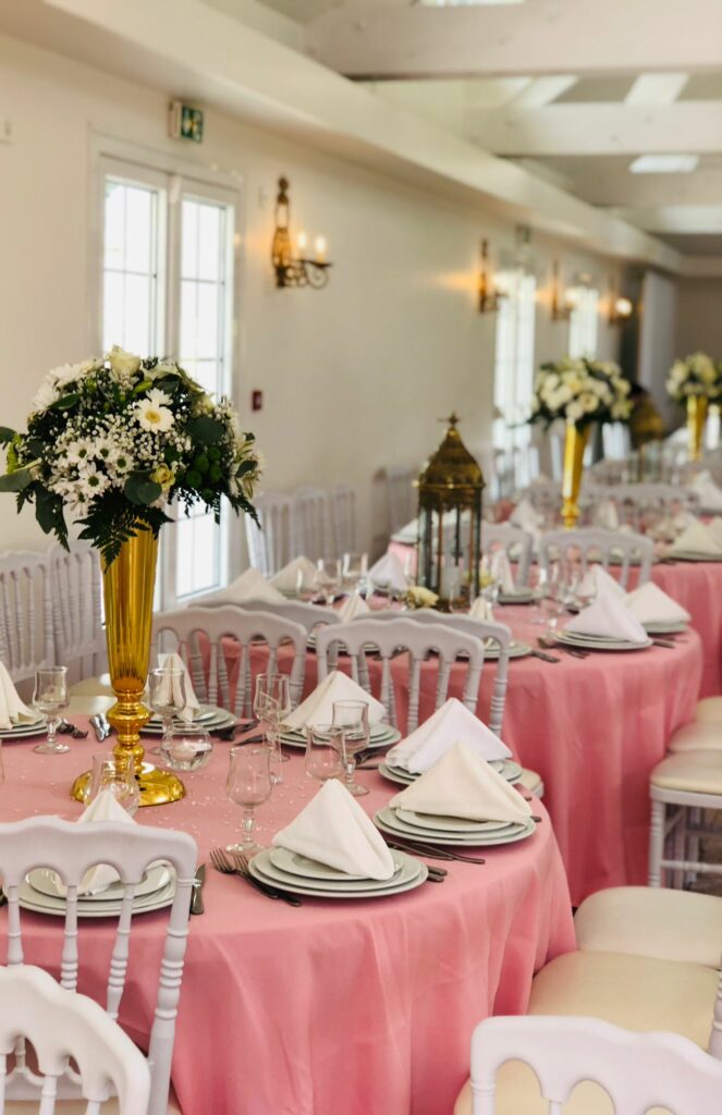 Nappe Ronde Rose – Madisson Déco